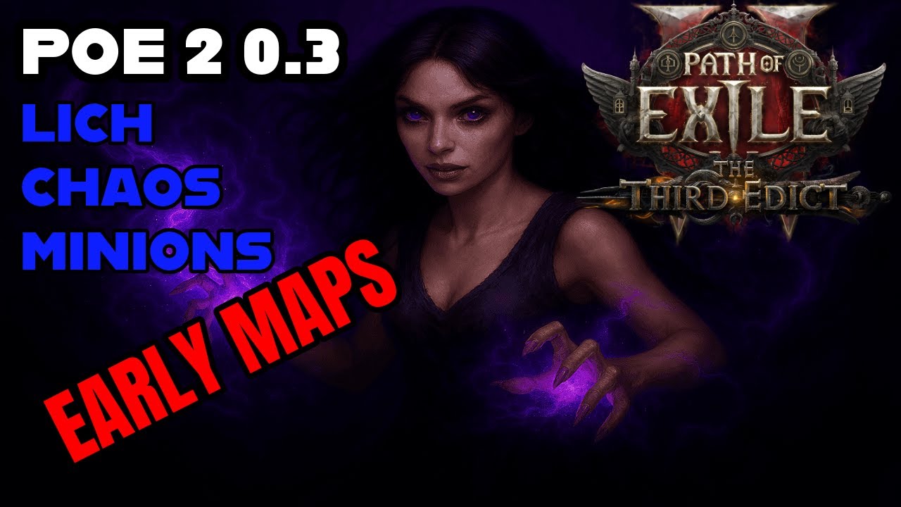 Endgame Mapping – Witch/Lich Minions Atlas Progress | PoE2 0.3 - YouTube