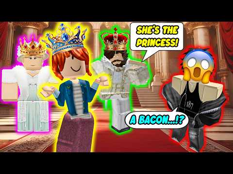 👑 FROM A HATED BACON TO THE LOST PRINCESS ✨#roblox #robloxstory