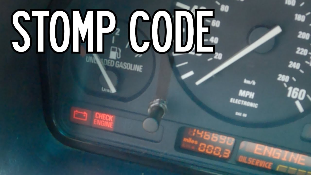 Stomp Code Test EXACTLY WHAT TO DO - BMW E34, E36, E30 92-95 for OBD1 ...