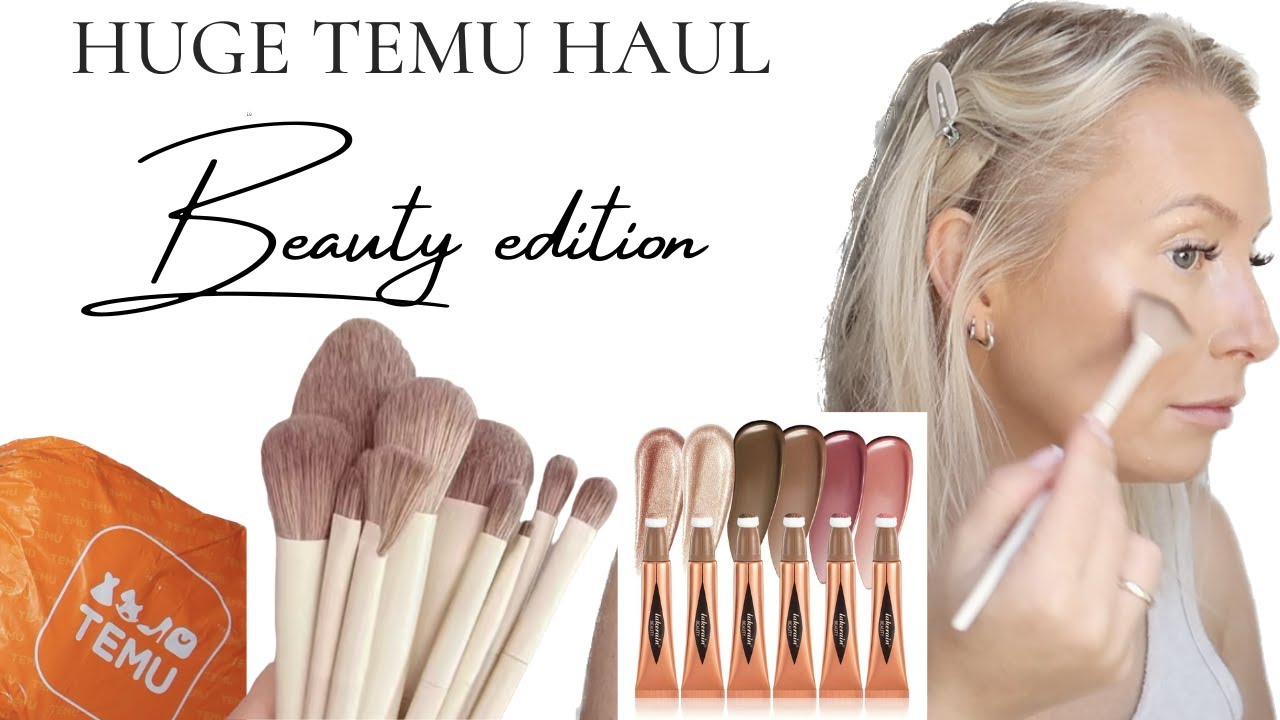TEMU BEAUTY ..... WHAT IS THE MAKE UP LIKE?? | AD - YouTube