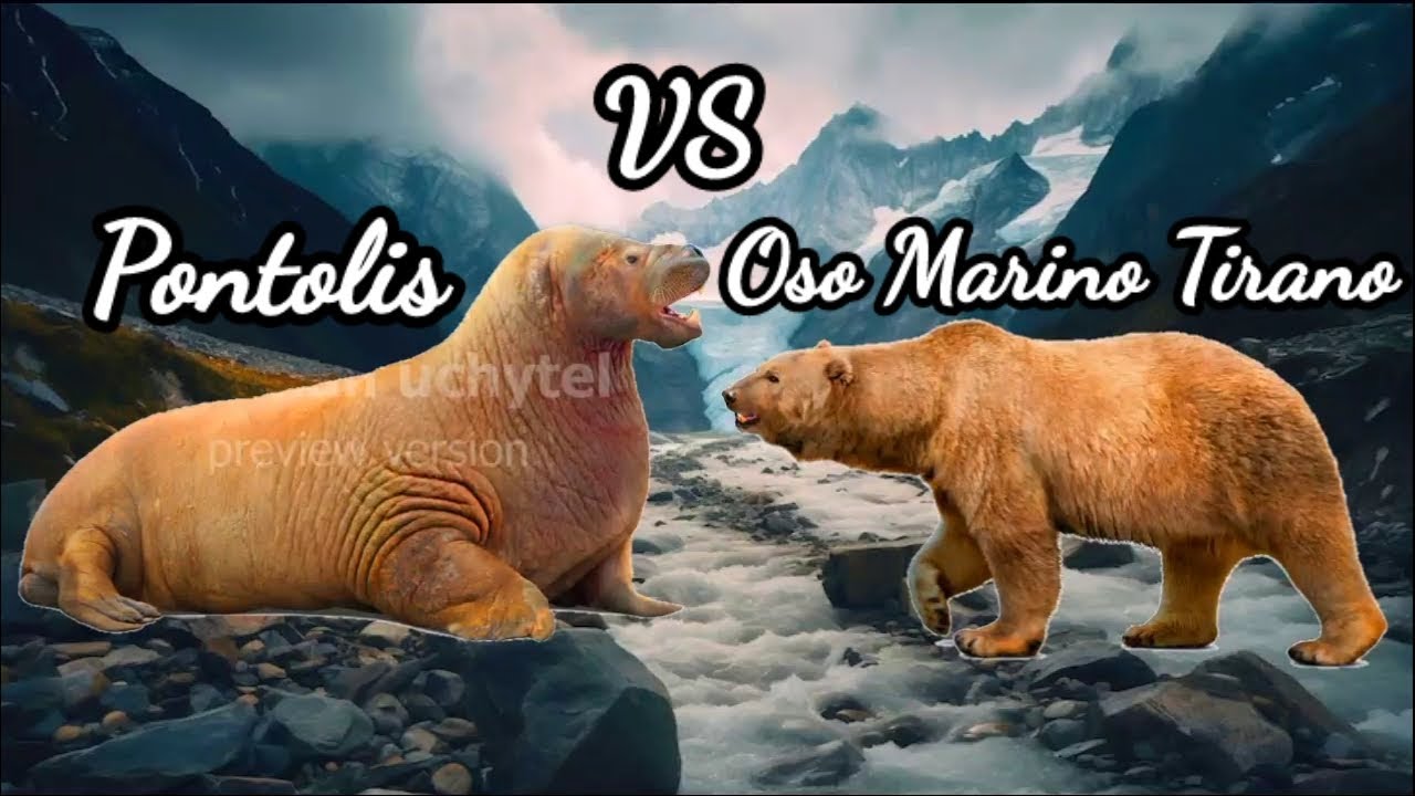 ⚔️Batallas Prehistoricas: Pontolis vs Ursus Maritimus Tyrannus ⚔️ - YouTube