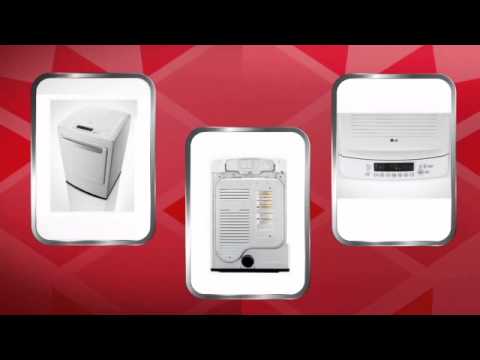 LG DLE1101W Front Load Dryer - YouTube