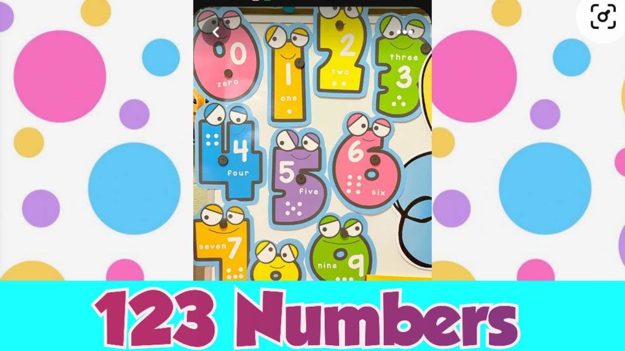 1231️⃣2️⃣3️⃣Numbers 🎉videos for kids👧| learn 123 numbers #learn #kids ...