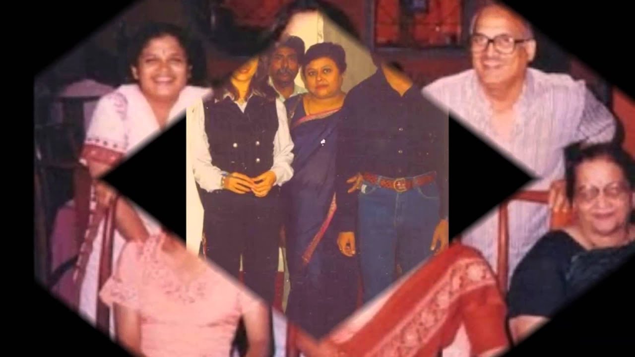 Bollywood actress Madhuri Dixit with family and childhood rare clips ...