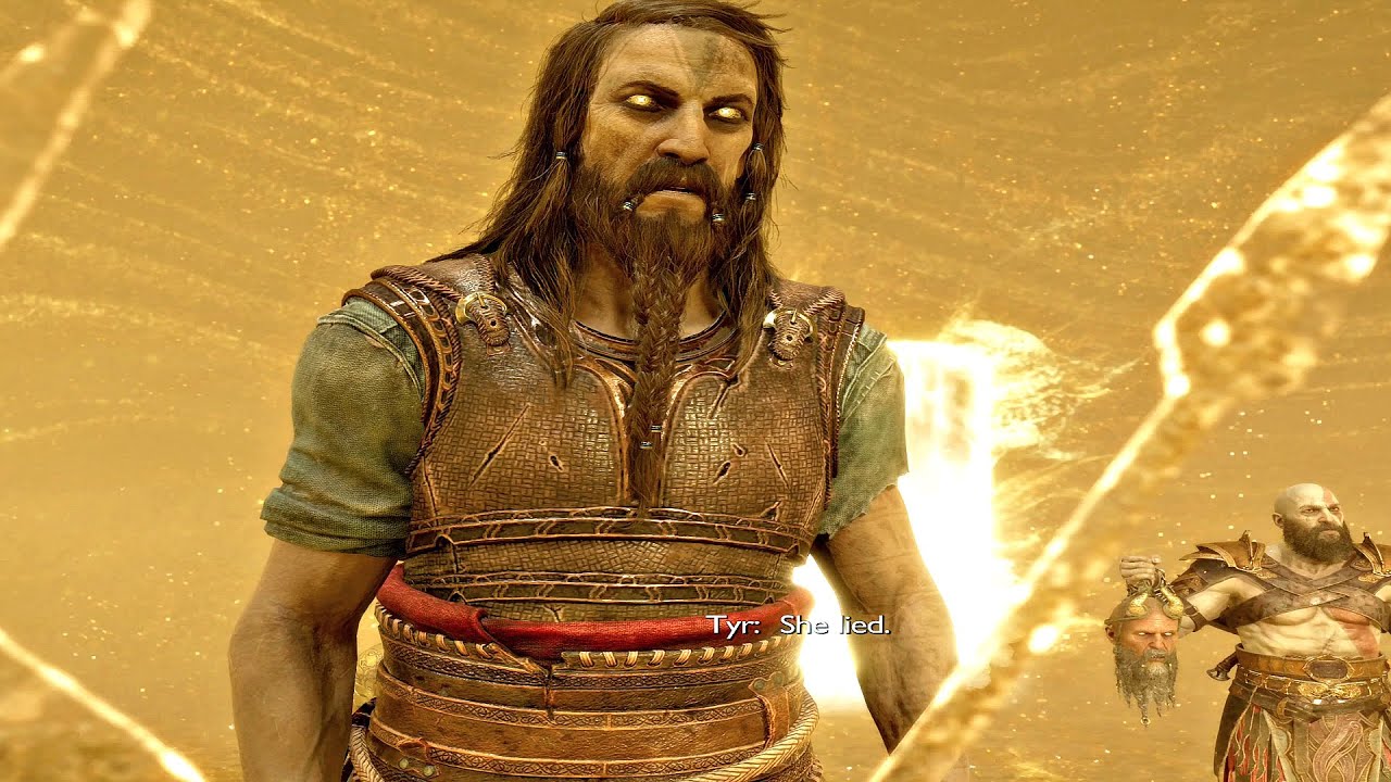 Odin In Tyr Disguise Reacts To His Death Prophecy Scene - God of War 5 ...