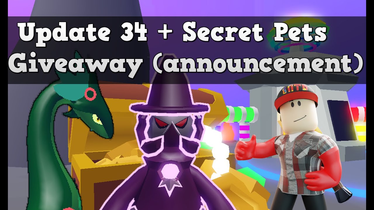 Clicker Simulator - Update 34 + Secret Pets Giveaway (announcement ...
