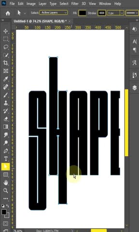 #How to manipulate text in adobe photoshop - YouTube
