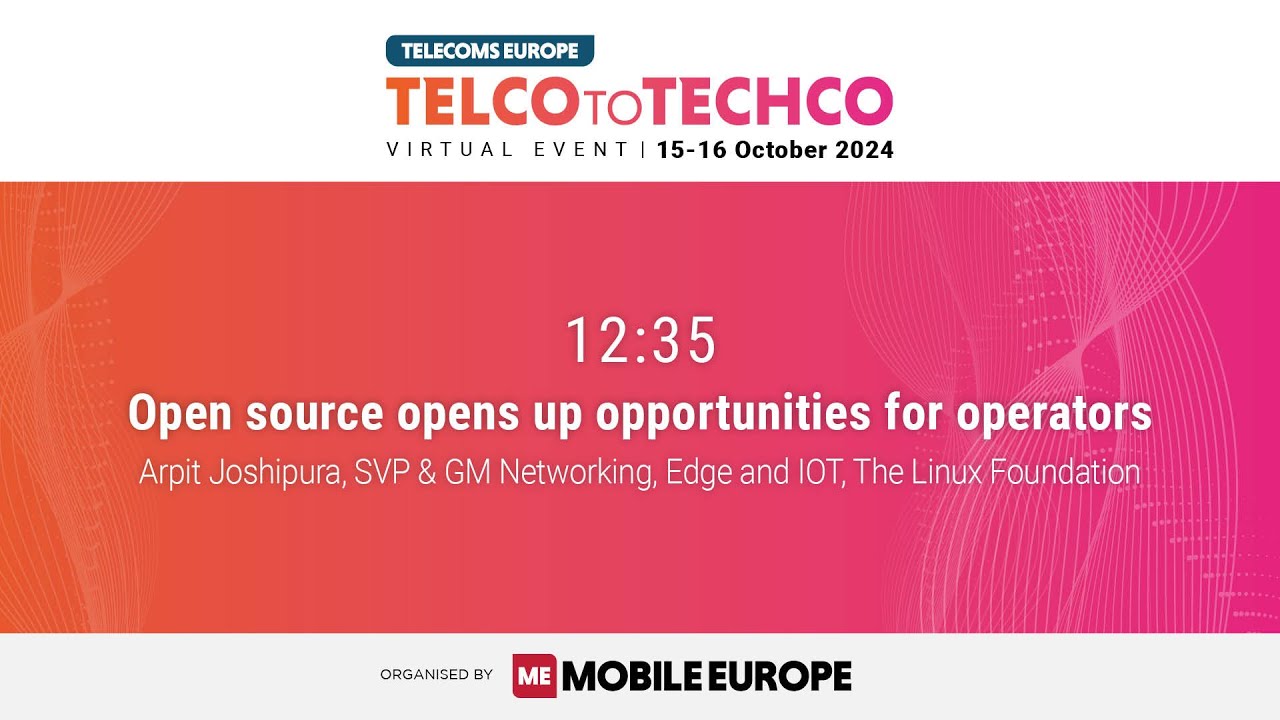 Telco to Techco - October 2024 I Open source opens up opportunities for ...