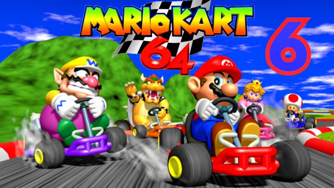 N64| Mario Kart 64 HD (1996) - Mirror Mode - Flower Cup As Luigi - YouTube