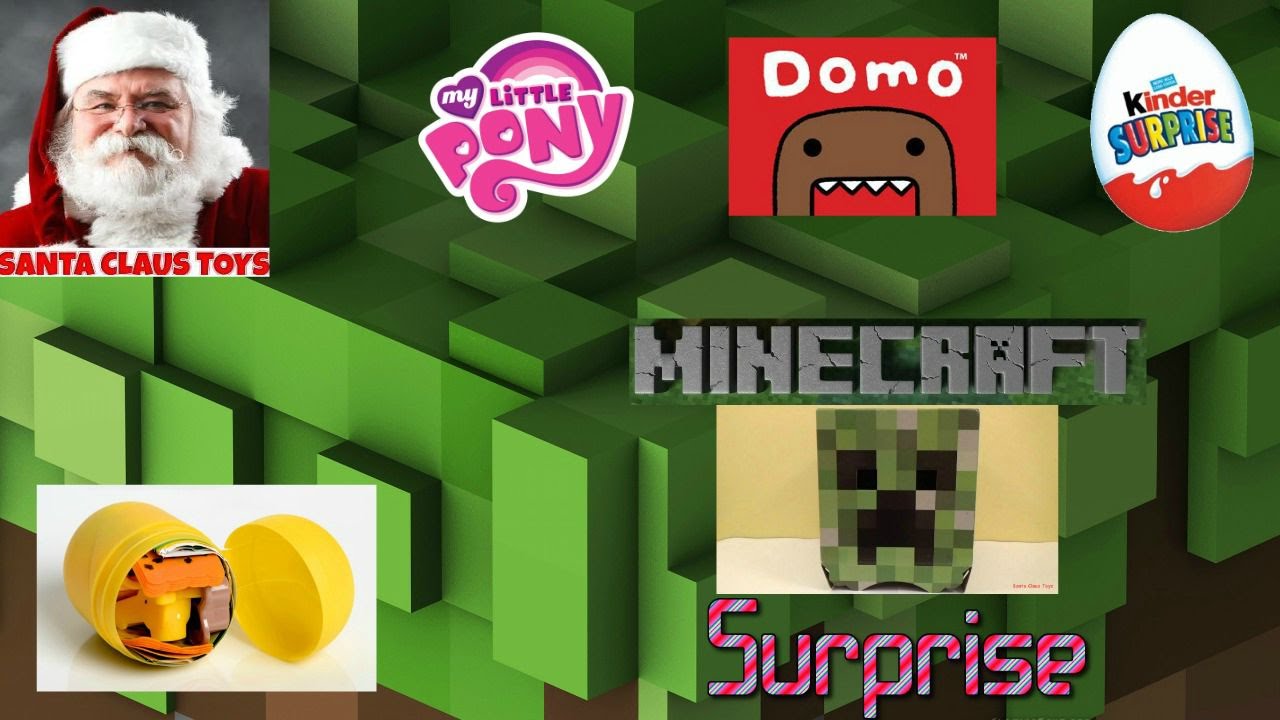 ASMR KINDER golden chocolate eggs MINECRAFT survival Disney surprise ...