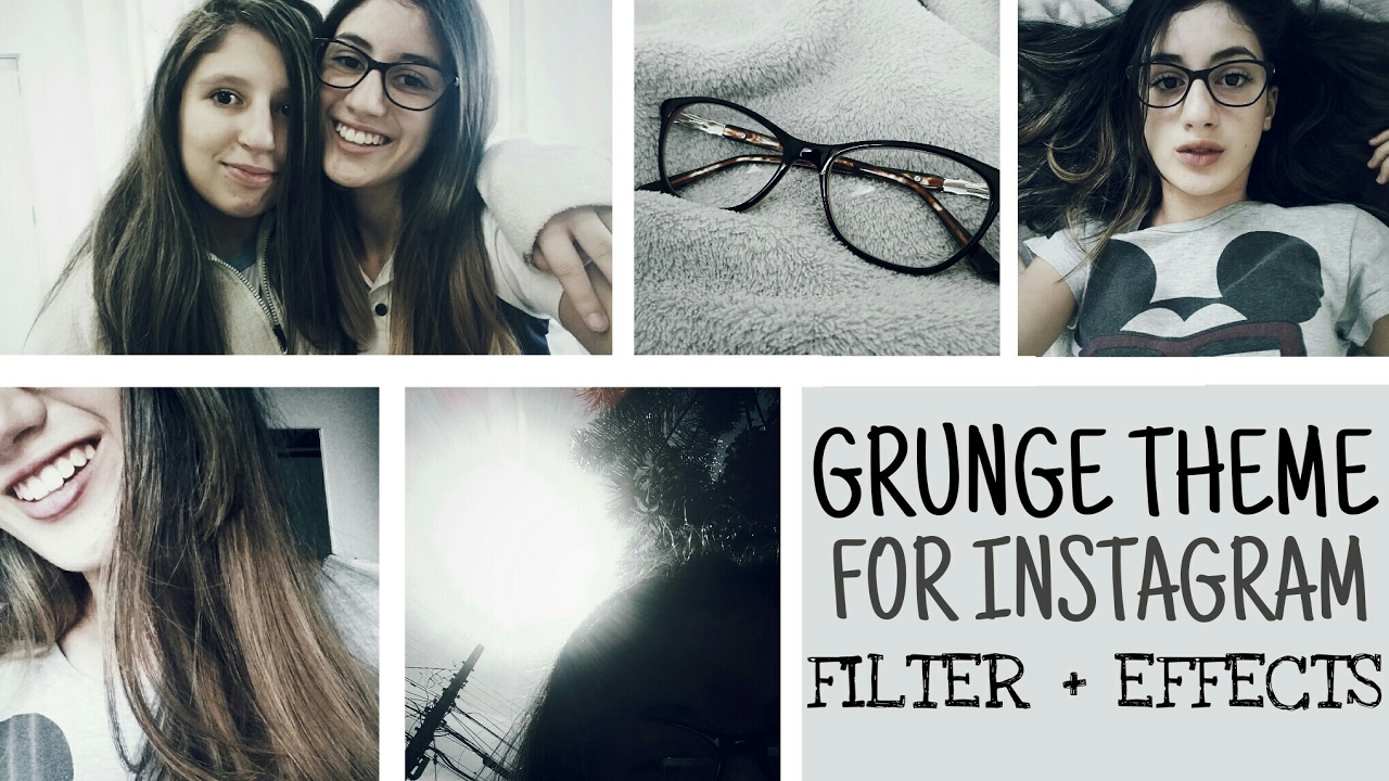 THEME GRUNGE DARK - INSTAGRAM (Filter And Effects) - YouTube