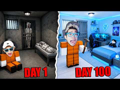 Kita Bertahan di Penjara Noob vs Pro di Jaga Pocong Berdarah 100 Hari di Roblox!!!