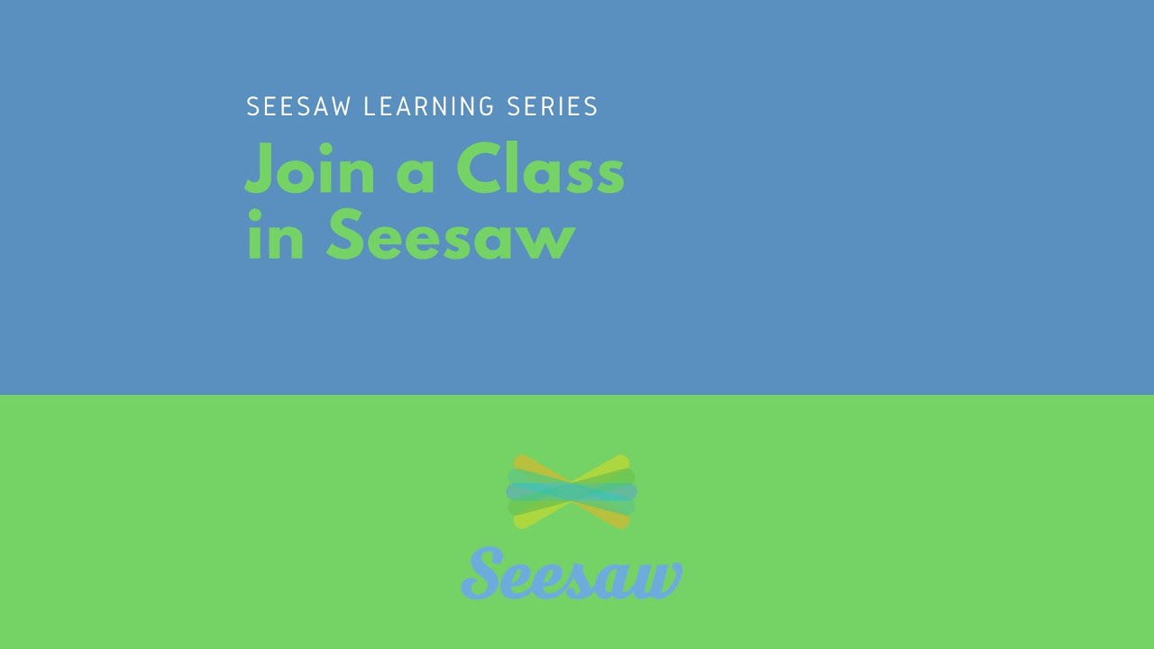 How to Join a Class in Seesaw - YouTube
