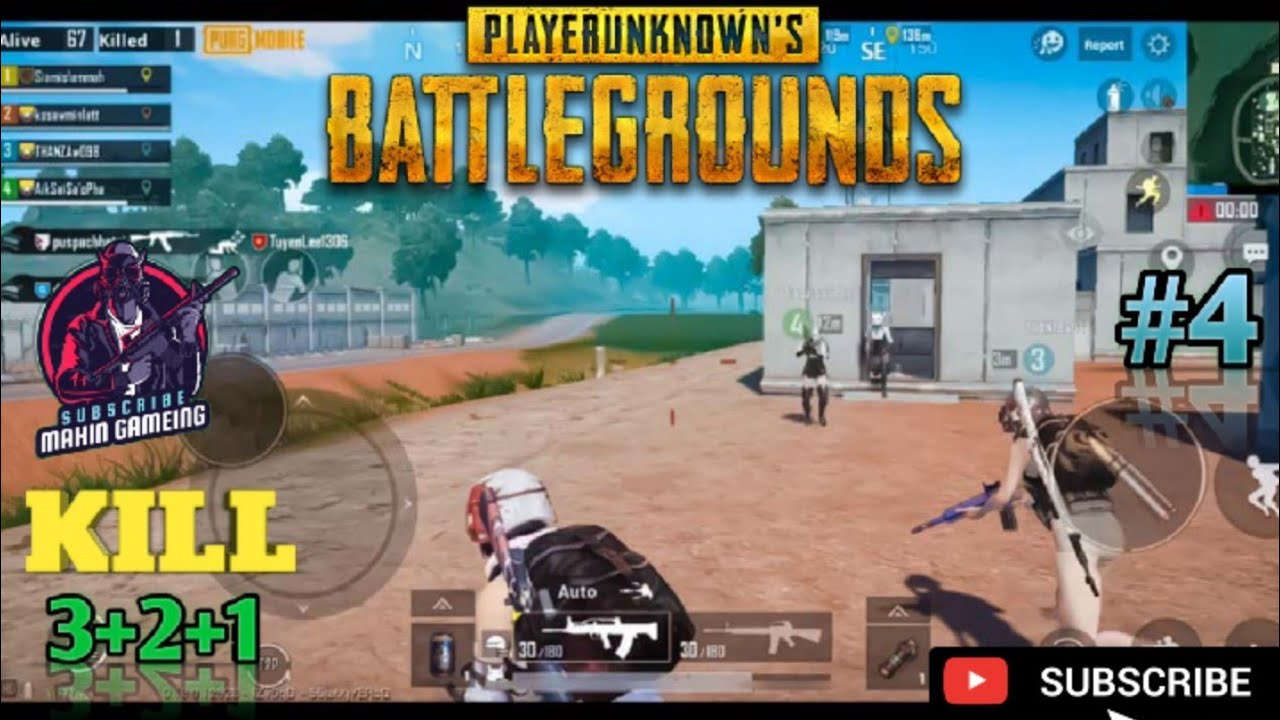 PUBG MOBILE | #4 | kill 3+2+1| SIAM AL MAHIN | MAHIN GAMEing | - YouTube