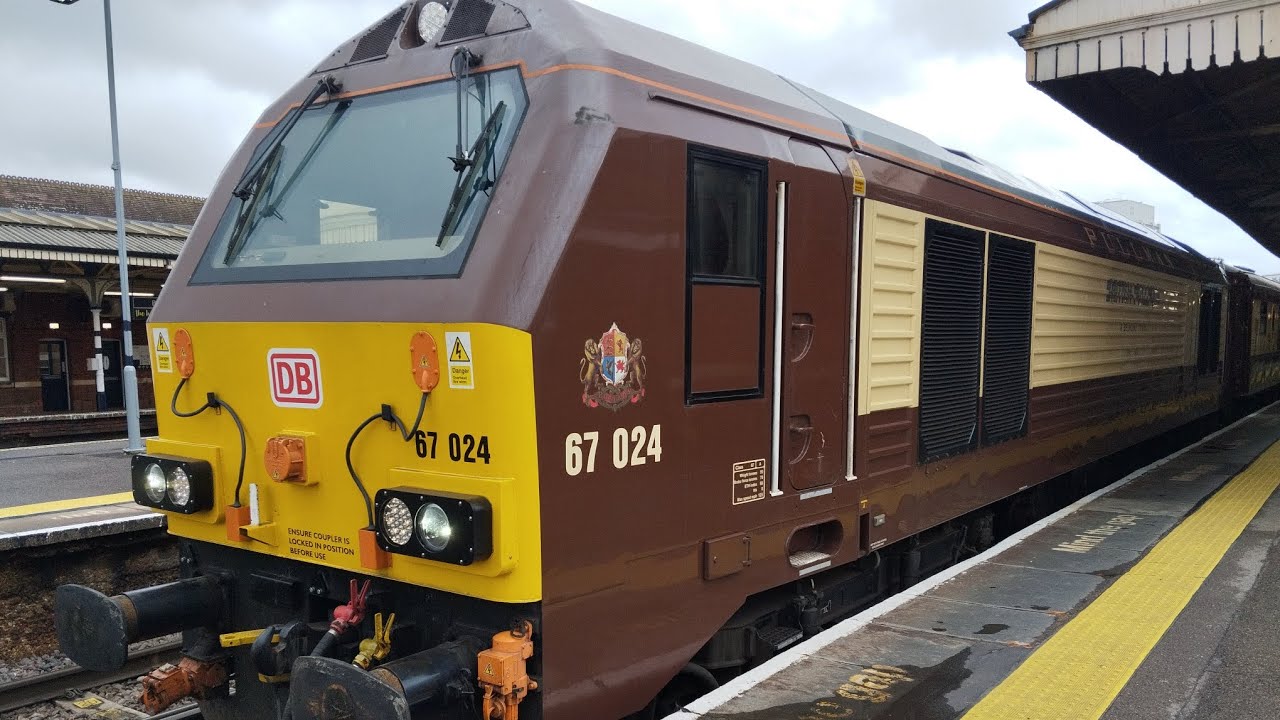 Class 67 Light Engine Movement and Empty Coach Stock Movement at ...