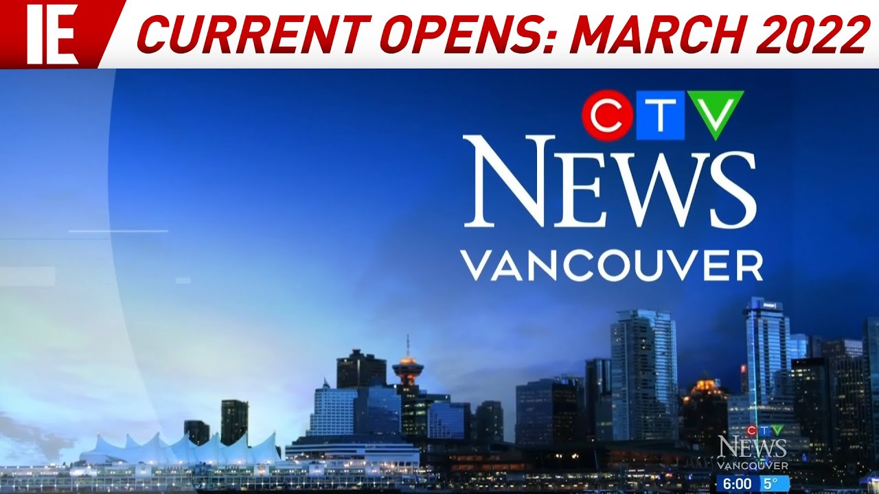 CIVT/CTV News Vancouver - Current News Opens: March 2022 - YouTube