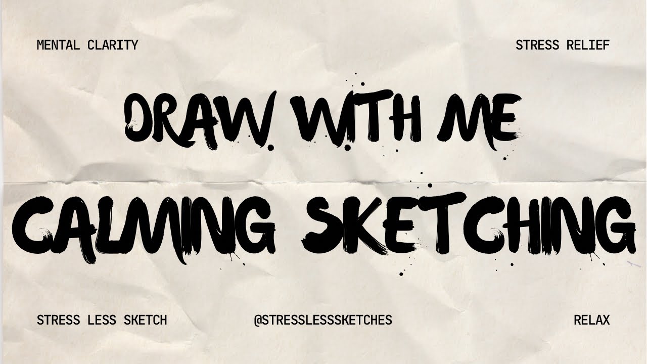 Draw with Me | A Calming, Relaxing Sketching Session - YouTube