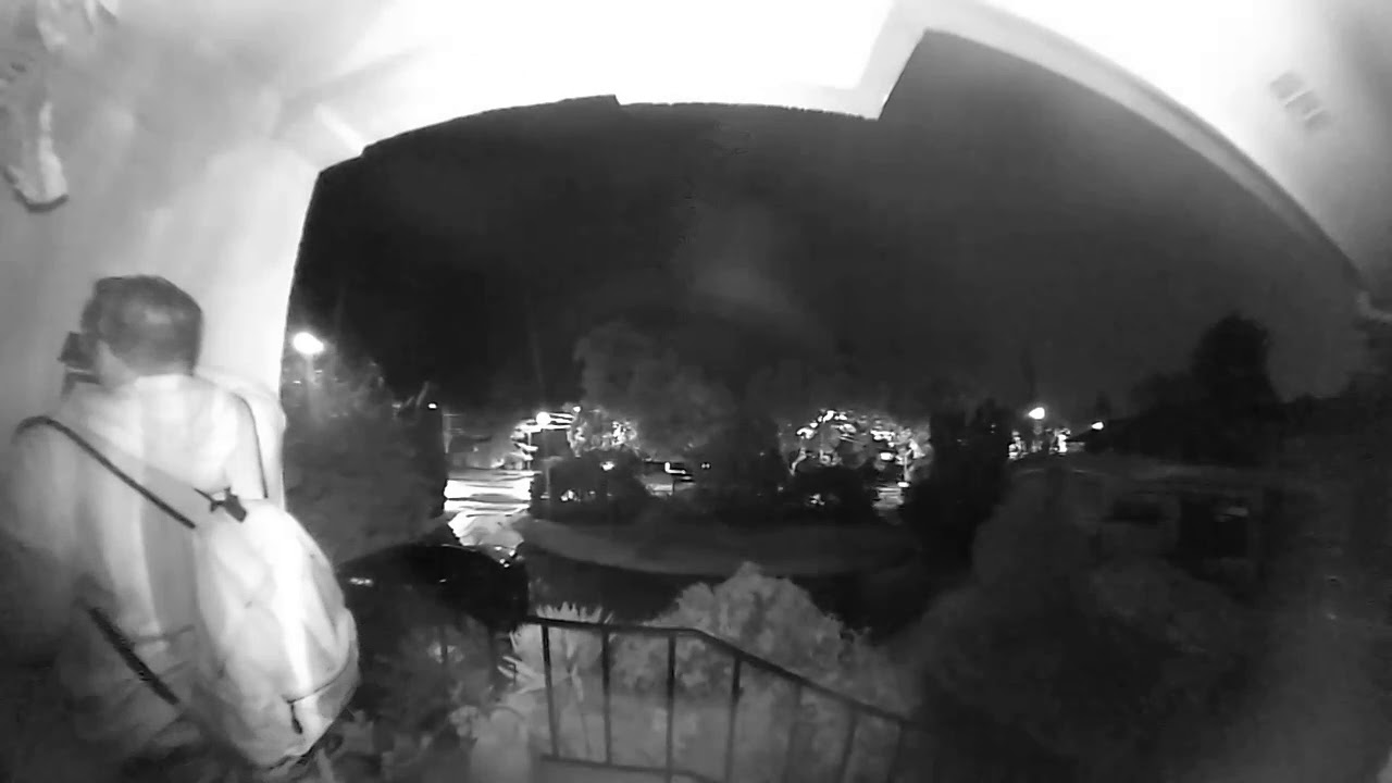 Creepy doorbell cam scene - YouTube