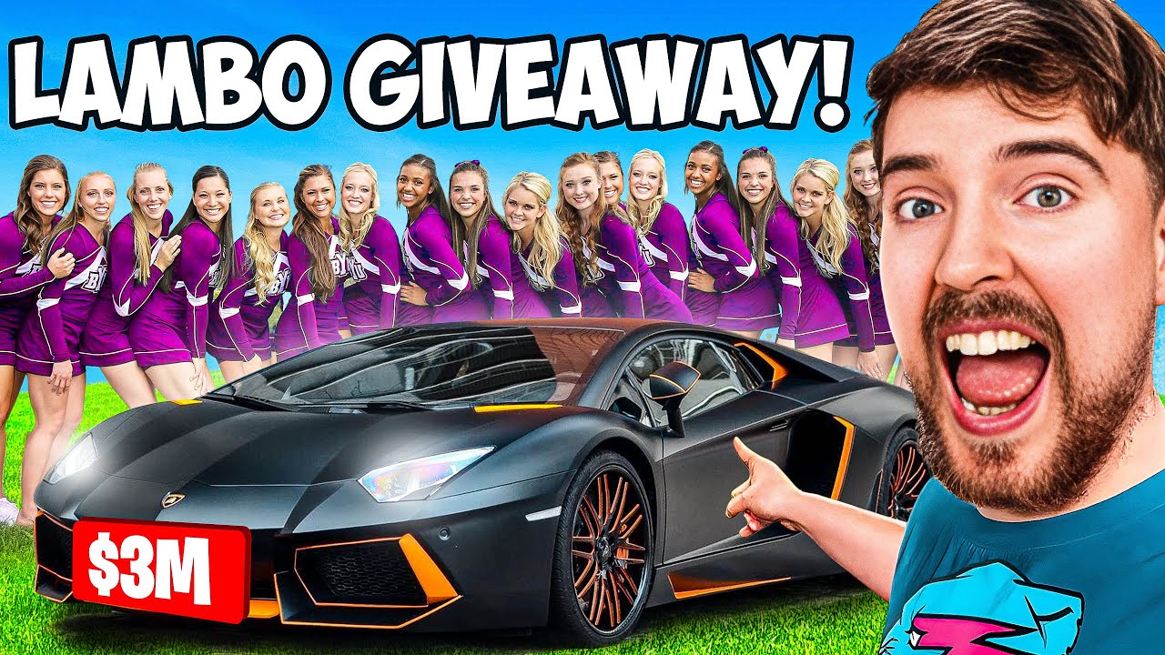 The Most Expensive Giveaways Given By Mr.Beast - YouTube