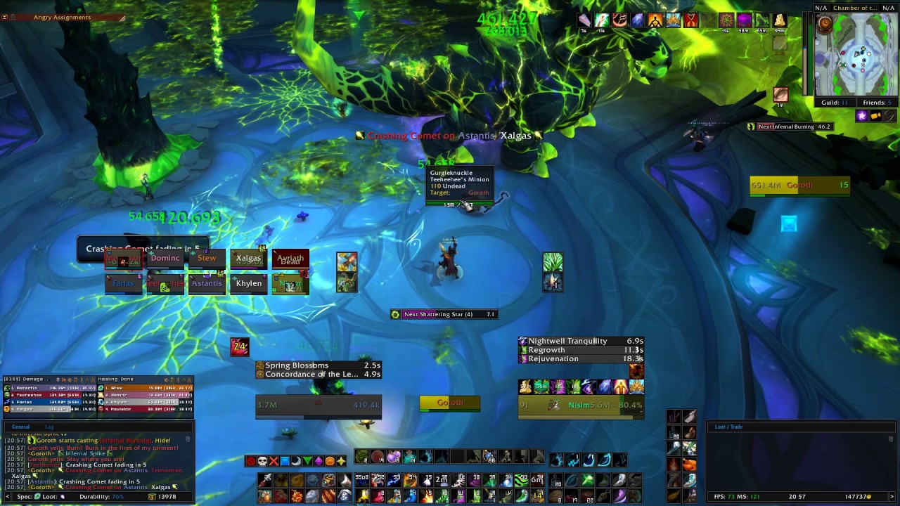 Goroth (Heroic Difficulty) - Tomb of Sargeras Raid - World of Warcraft ...
