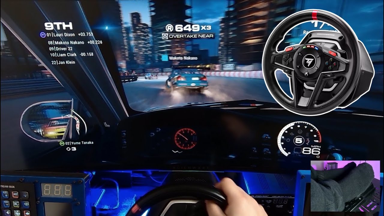 Thrustmaster T128 in GRID LEGENDS [POV RACING] - YouTube