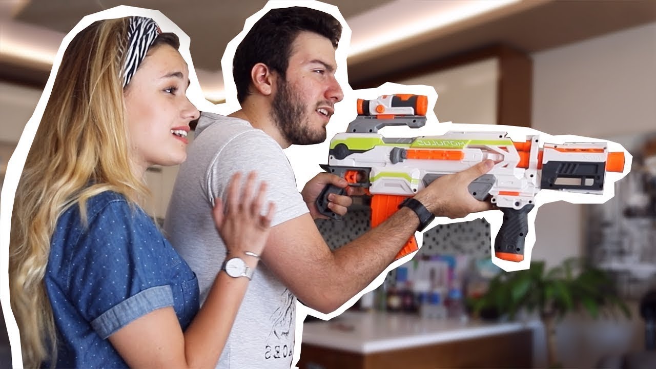 NERF CHALLENGE - YouTube