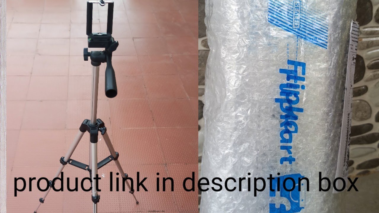 new tripod unboxing and fixing with method. link in description box ...