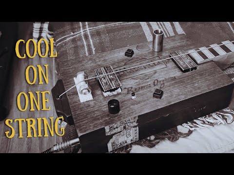 One String Cigar Box Guitar by bro guitars - YouTube