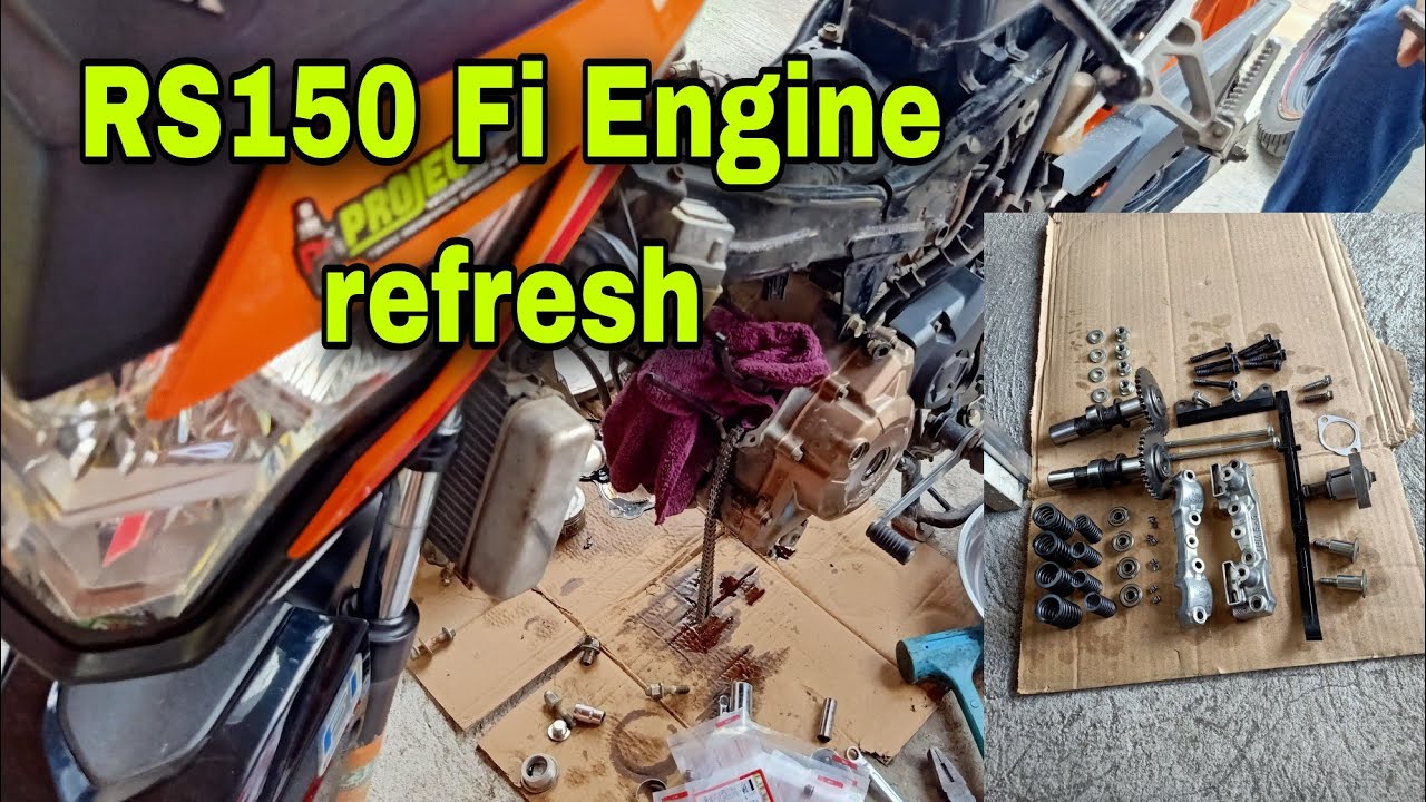 Rs150 Fi Engine refresh - YouTube