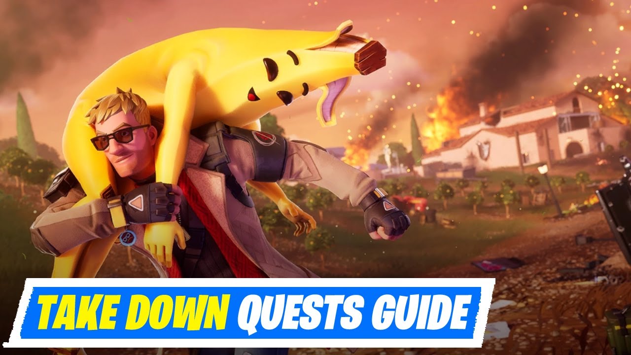 Fortnite Complete Takedown Quests - How to EASILY Complete Takedown Challenges in Fortnite Guide ...