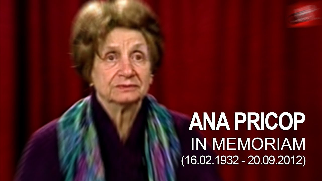 IN MEMORIAM ANA PRICOP - YouTube