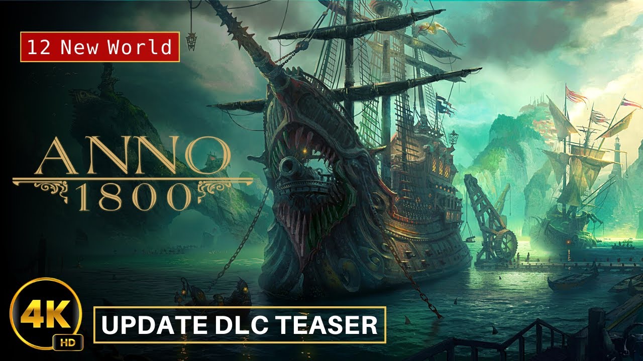 Anno 1800 - DLC 12 New World Rising CGI Teaser 4K - YouTube