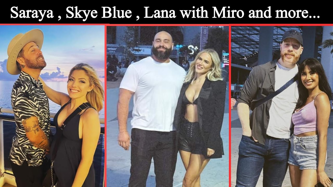 Lana With Her Husband Miro , Alexa Bliss Ongoing Vacation | Nia Jax ...