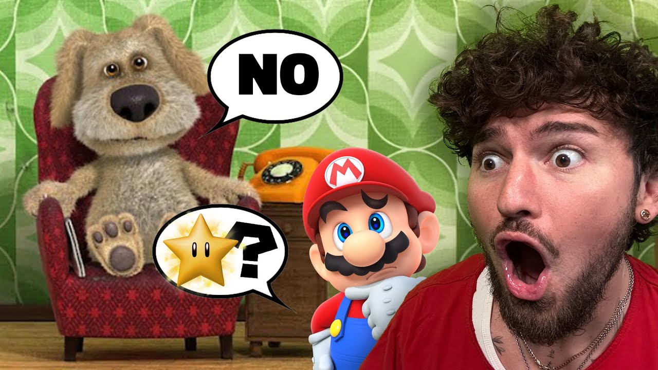 MARIO PARTY BUT WE USED TALKING BEN - YouTube