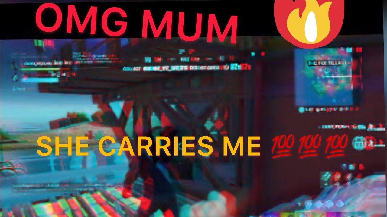 Fortnite with Mum (she carries me) - YouTube