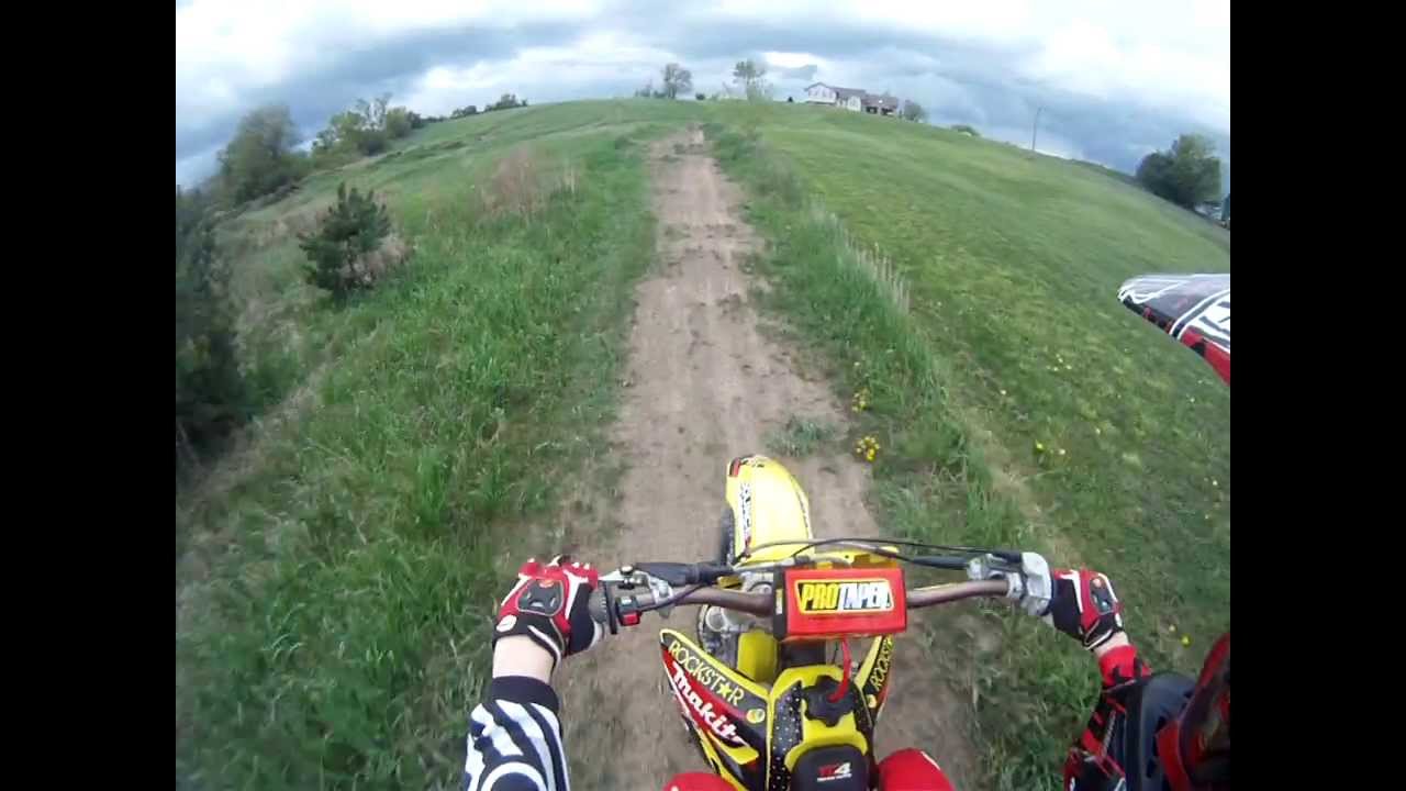 GoPro Track Riding, '07 Suzuki RM125 [HD] - YouTube