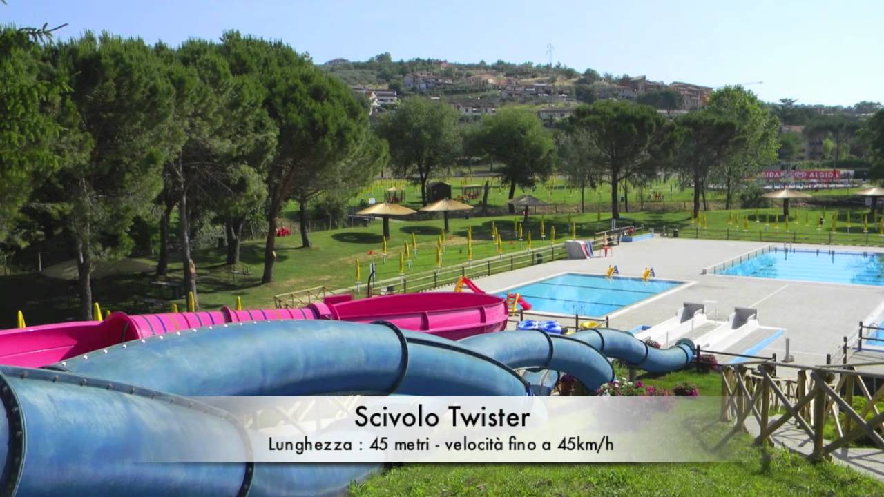 AquaPark Tavernelle - Gli scivoli - YouTube