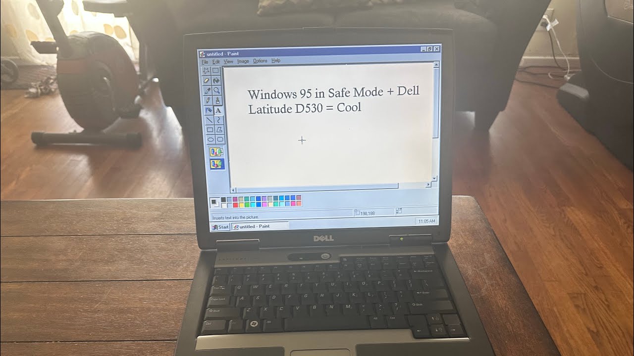 News Report: Windows 95 in safe mode working and running on Dell ...