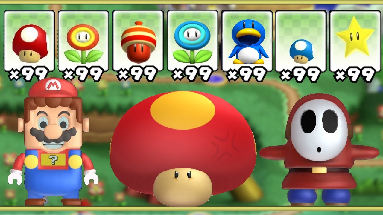 What happens when Different Characters uses Mario's Power-Ups? - YouTube