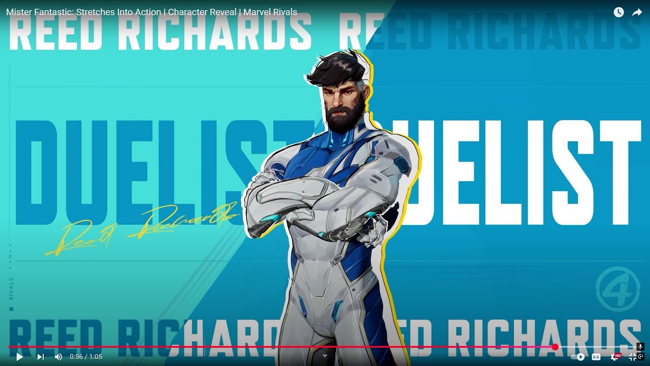 Reed Richards Reaction Marvel Rivals - YouTube