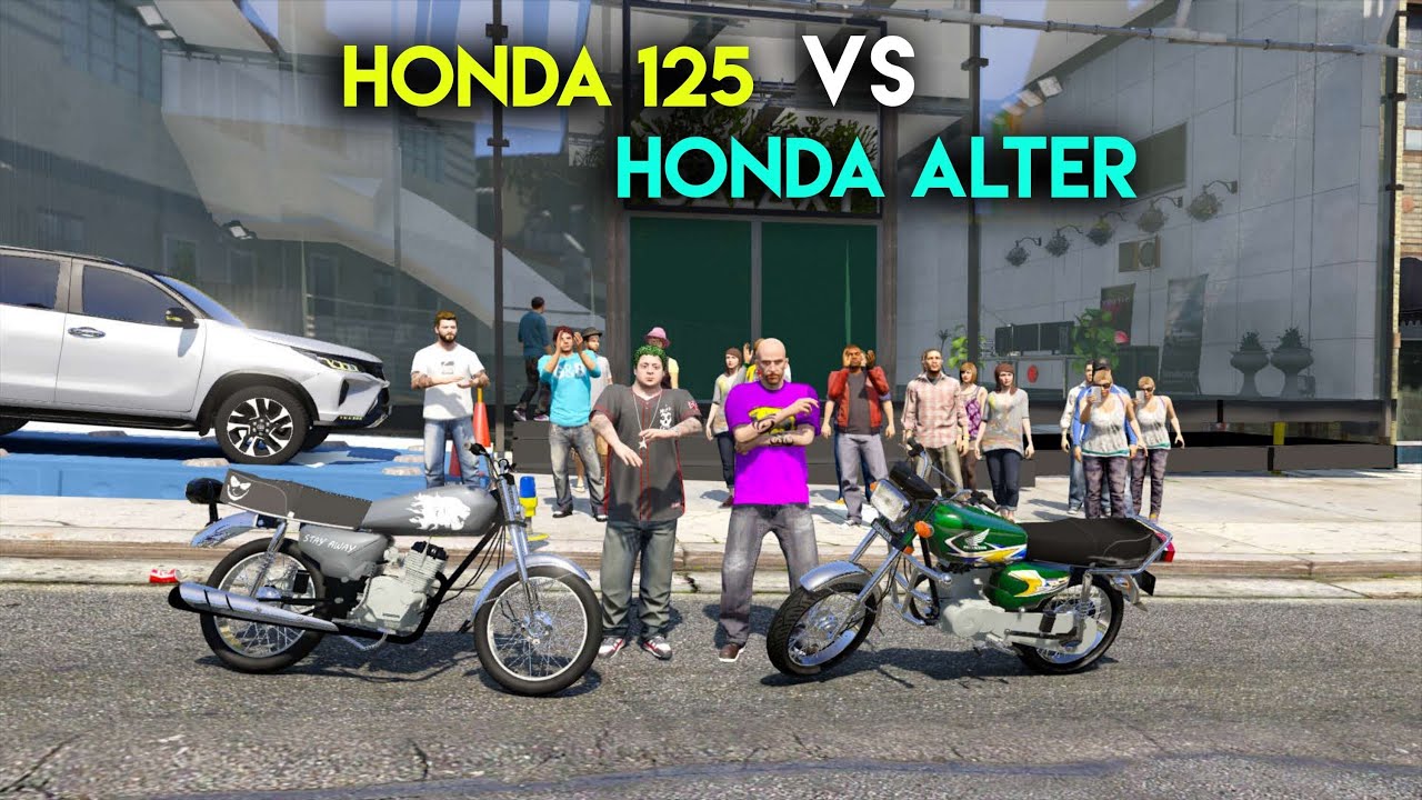 GTA 5 - HONDA 125 VS HONDA 125 ALTER 👀 WIN and Get FORTUNER 😍 - [EP 11 ...