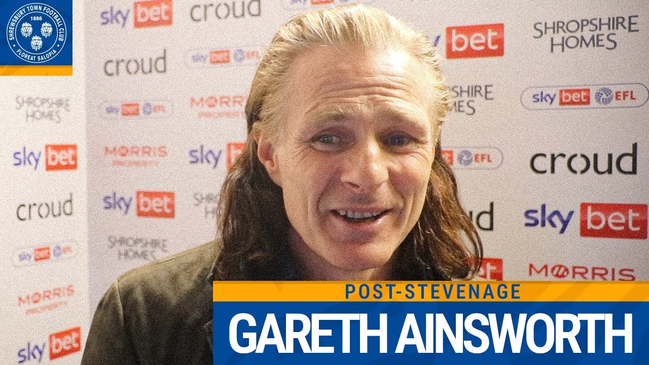 POST-STEVENAGE | Gareth Ainsworth - YouTube
