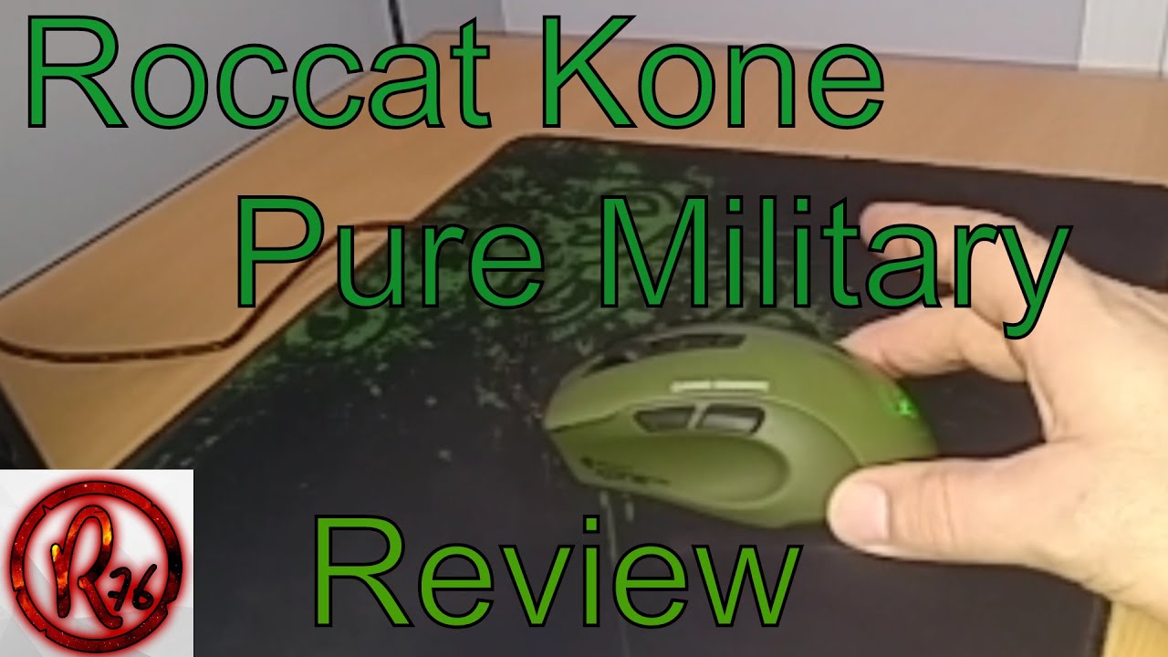Roccat Kone pure military quick review - YouTube