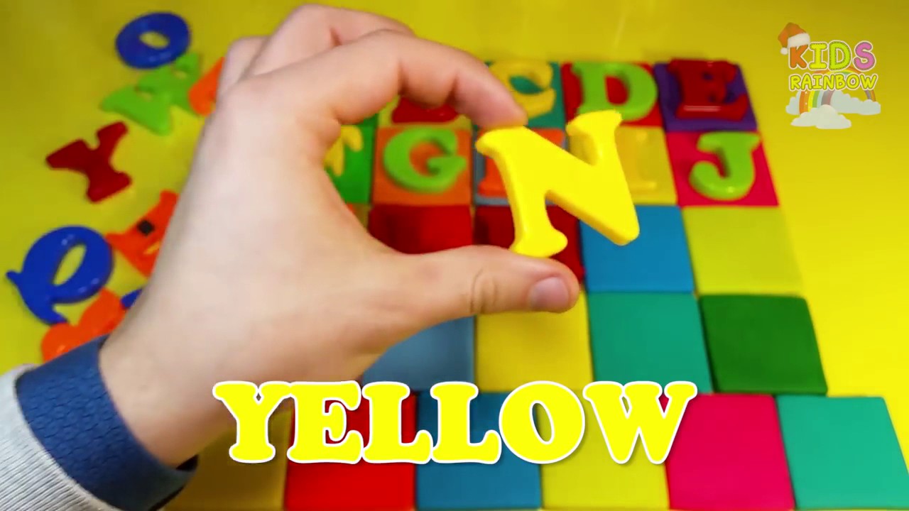 Learning Alphabet and Colors Coloring ABC Clay Doh Alphabet Square ...