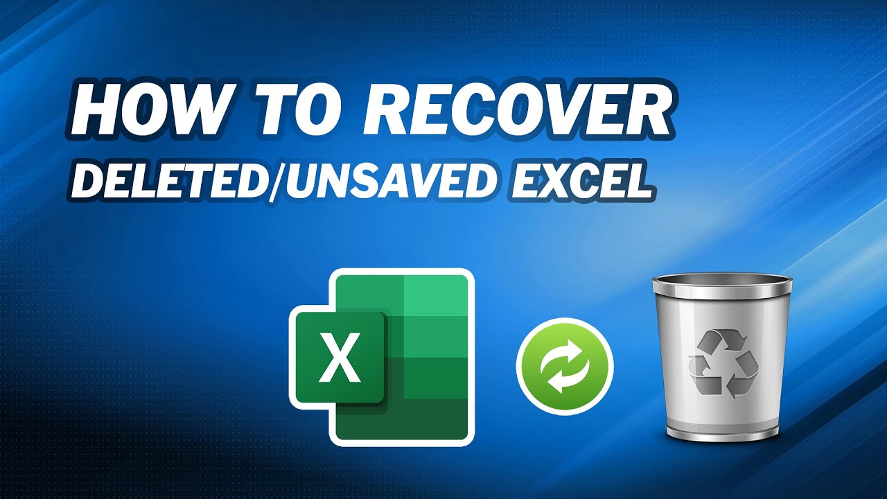 How To Recover Excel Files Deleted Unsaved YouTube How To Recover Excel Files Deleted Unsaved YouTube