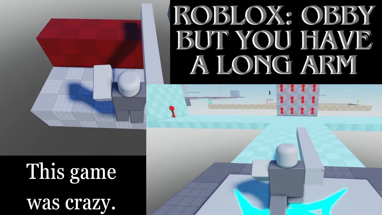 You Only Have One Long Arm In This Game?! (Obby But You Have A Long Arm ...