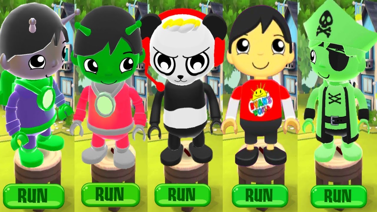 Tag with Ryan Game- Combo Panda vs Ry Glorb vs Green Ry Glorb vs Red T ...