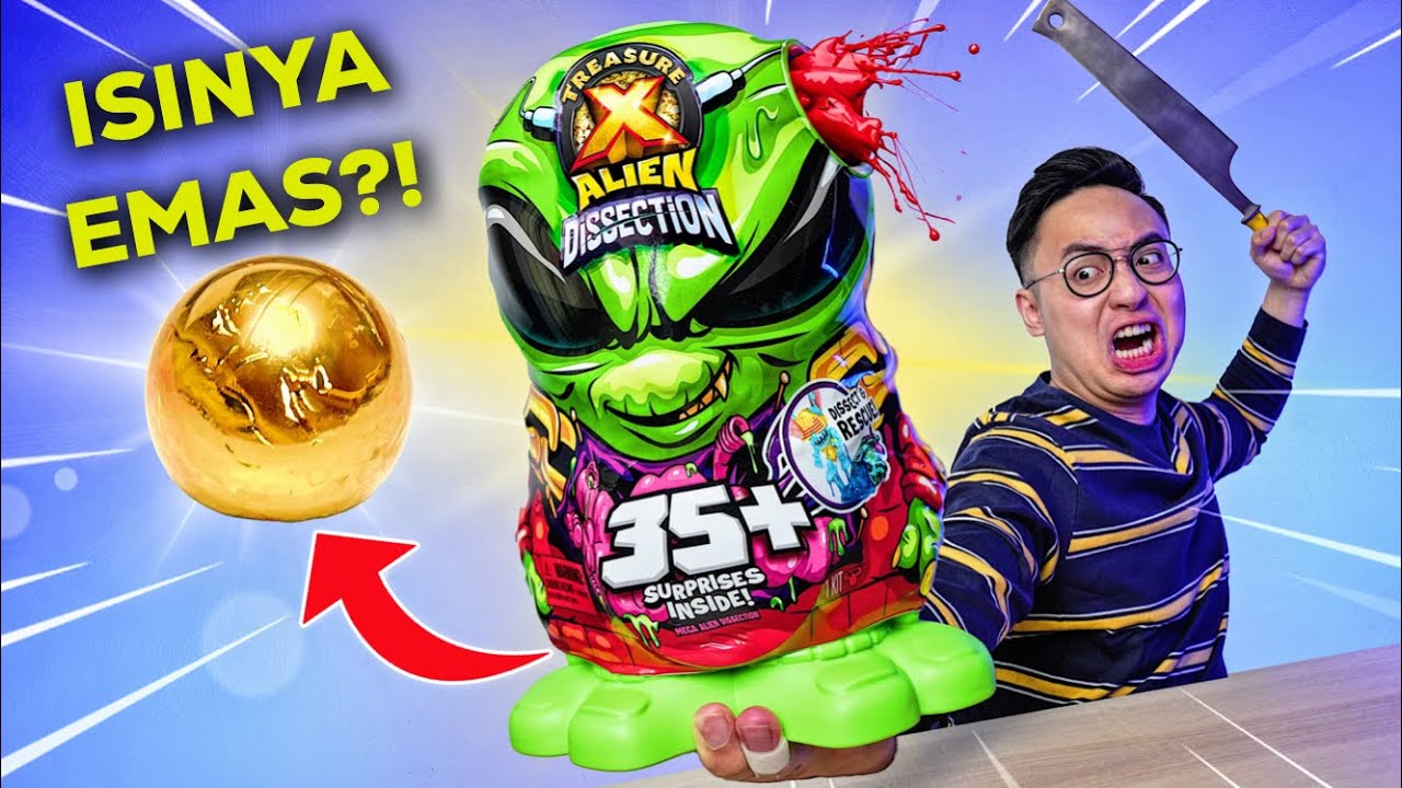 GUE BEDAH ALIEN INI UNTUK DAPETIN EMAS DI DALAMNYA! 🌟 | TREASURE X MEGA ALIEN DISSECTION - YouTube
