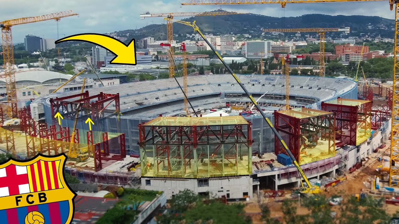 New Camp Nou Progress Update (14 June 2024) - YouTube
