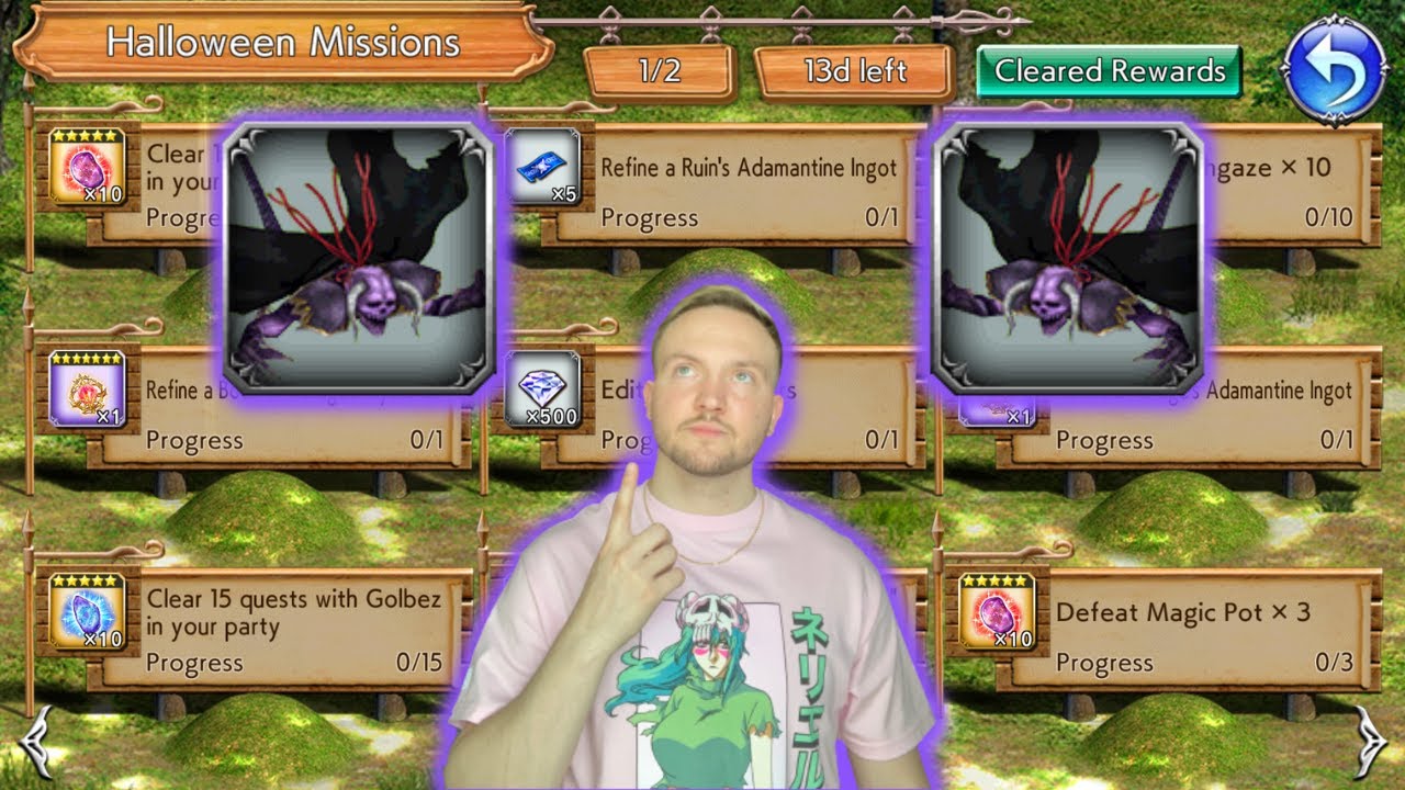 DFFOO GL Halloween Chocobo Panel - Deathgaze Location - YouTube